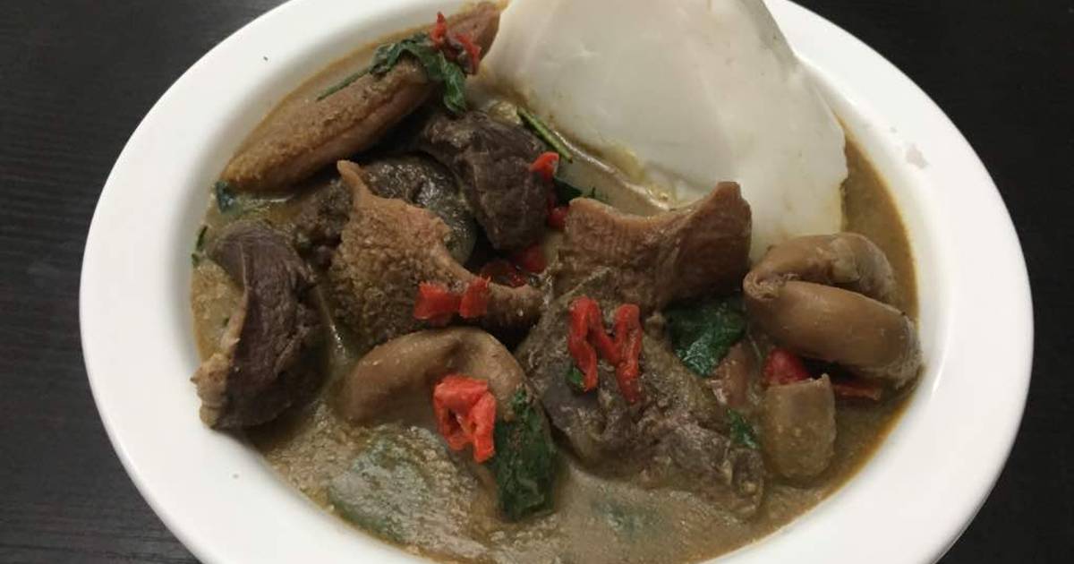 Peppersoup with agidi Recipe by Udoka Anyanwu - Cookpad