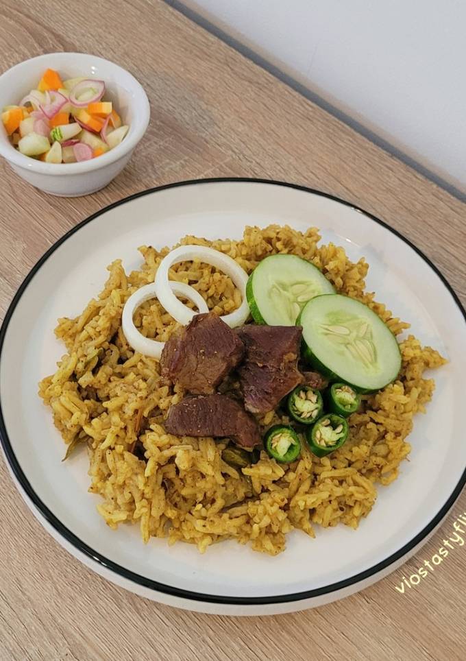 Resep Nasi Kebuli Daging Sapi oleh Violina - Cookpad