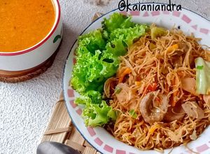 Resep sambal kacang bihun goreng rumahan enak dan mudah - Cookpad