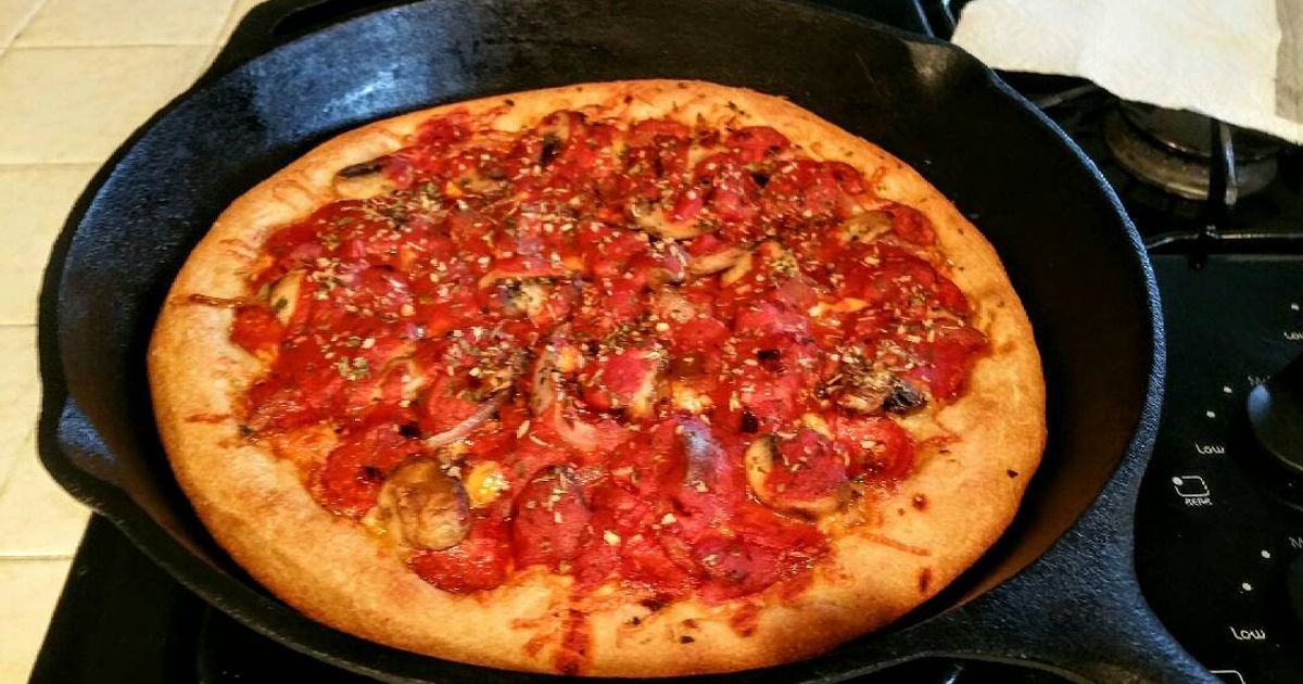 Homemade Deep Dish Chicago Style Deluxe Beer Pizza ! Recipe By Lamo's ...