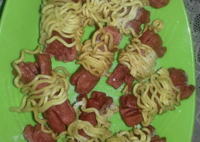 Resep Sosis Gulung Mie By Rachma Oleh Rachma Anzanie Cookpad