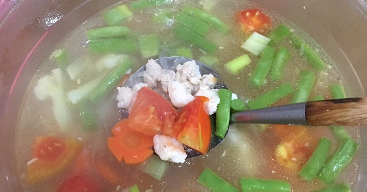 Resep Soup Sayur + Ayam Udang oleh Yovita Dian Juan - Cookpad