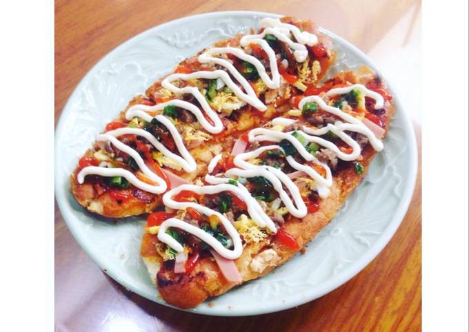 Cách Làm Món Bánh mì nướng muối ớt 🌶 của Hannah Dao - Cookpad