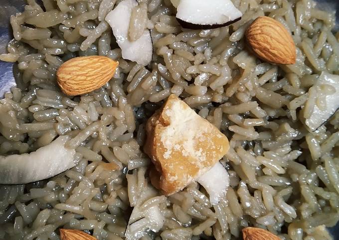 Jaggery Rice Recipe by Chirag Mehta - Cookpad