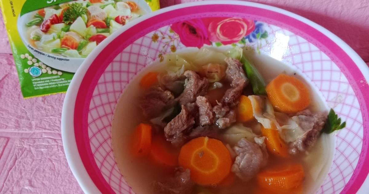 Resep Sop sapi bumbu racik oleh Sari Oktavia - Cookpad