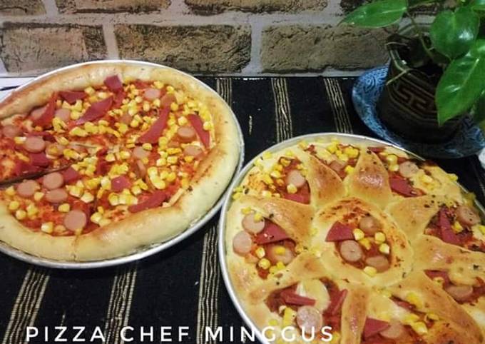 Resep Pizza harum oregano chef minggus + resep saos pizza oleh Mamakey ...