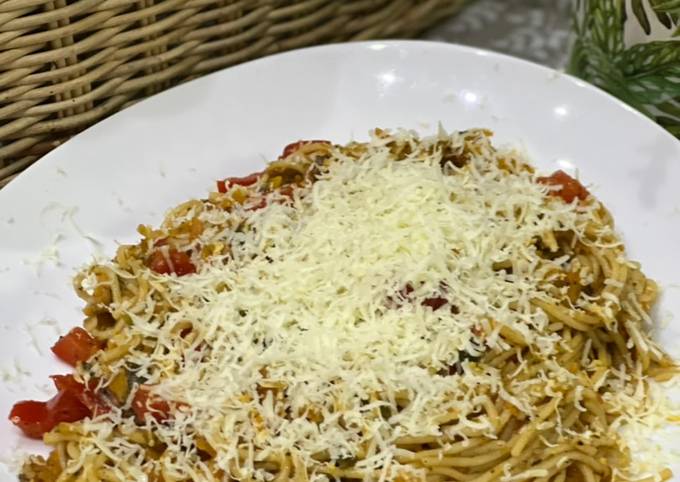 Resep Spaghetti ala -ala oleh Rita Afriyanti - Cookpad