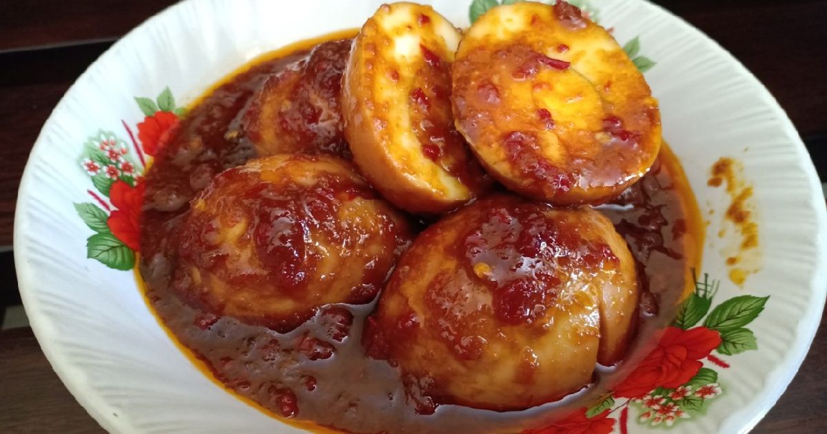 Resep telor rebus kecap manis rumahan enak dan mudah - Cookpad