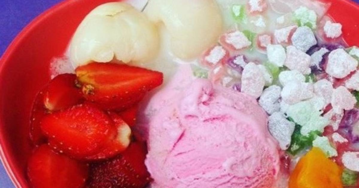 Resep Es Buah Pelangi oleh Tribuana - Cookpad