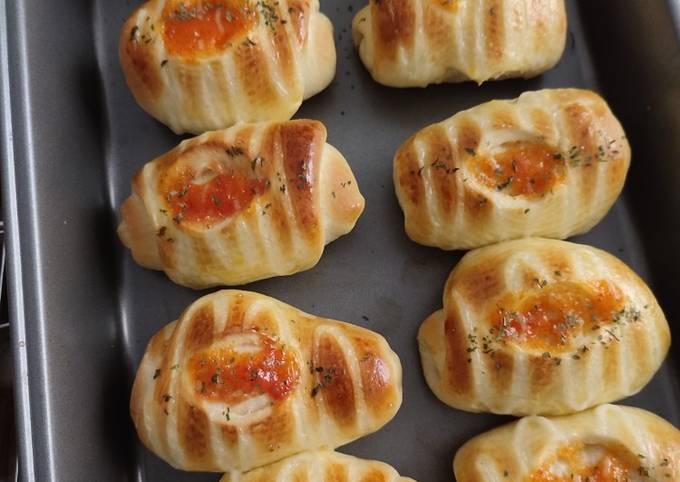 Resep Roti usrok sosis oleh 🌷ferariani - Cookpad