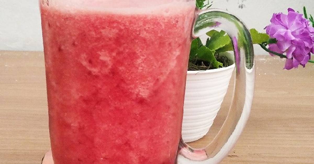 71 resep juice semangka campur enak dan sederhana ala rumahan - Cookpad