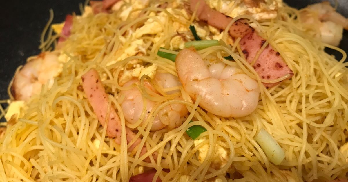 On Diets Version Of Star Fried Rice Pasta 減肥吃的星洲炒米 Recipe By Tantan Cheung
