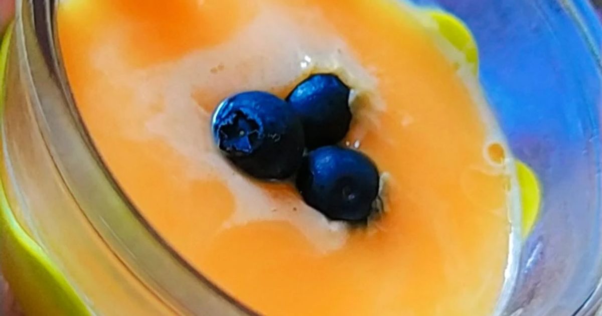 Resep Pudding Mango Blueberry 🥧🥭 oleh Dara Astari - Cookpad
