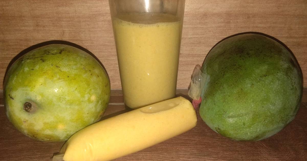 Resep Smoothies Es Tempe Buah Mangga oleh DaunSujiku - Cookpad