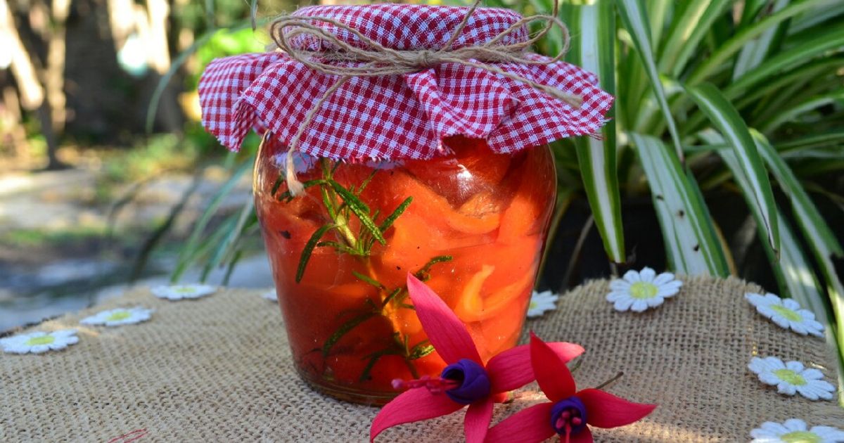 Morrones Asados En Conserva🤘 Receta de 🦋LUNA🦋- Cookpad