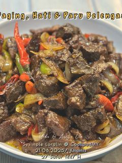 Resipi Daging Goreng Belengas oleh Sesimple Loralin - Cookpad