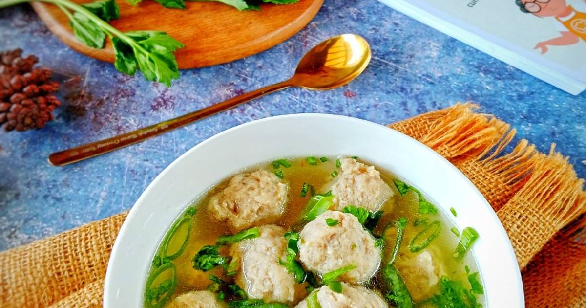 Resep Bakso Sapi Homemade oleh Sari Utami Kimdonghwa - Cookpad
