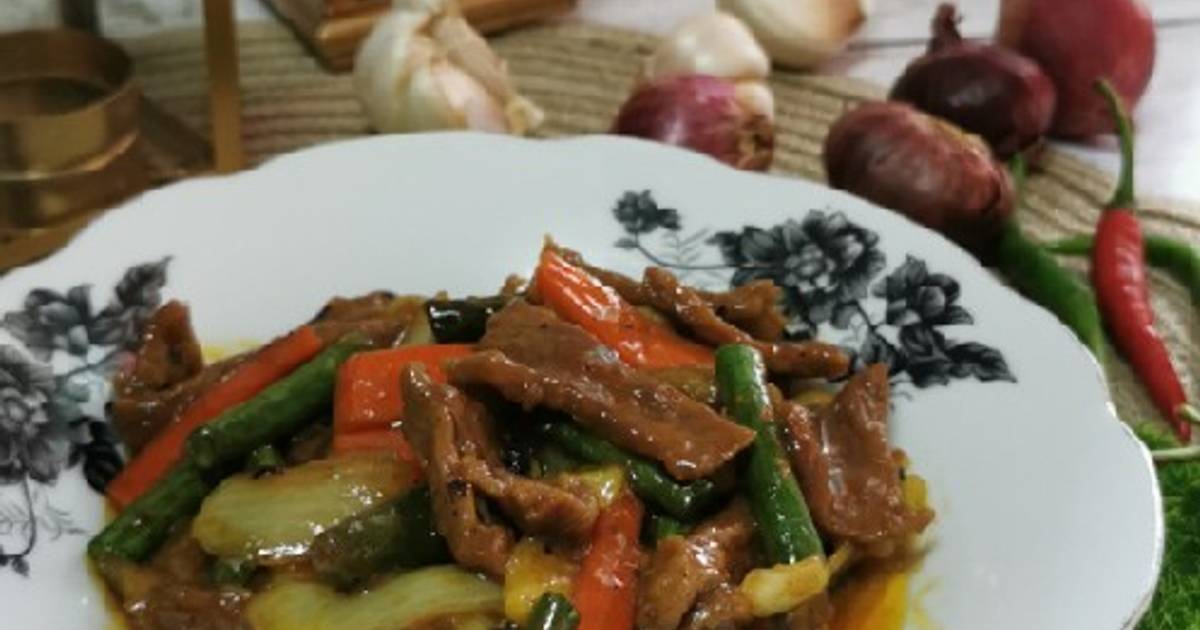 Resipi Daging batang pinang blackpaper oleh Mommy Zie - Cookpad