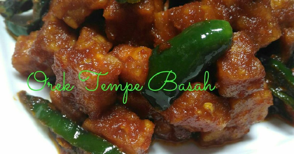 Resep tempe orek cabe hijau besar rumahan enak dan mudah - Cookpad