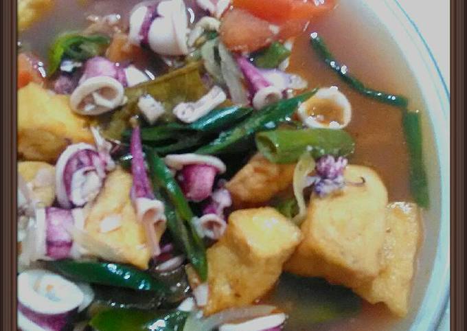 Resep Cumi cah tahu oleh Tari (Sandra's Mom) - Cookpad