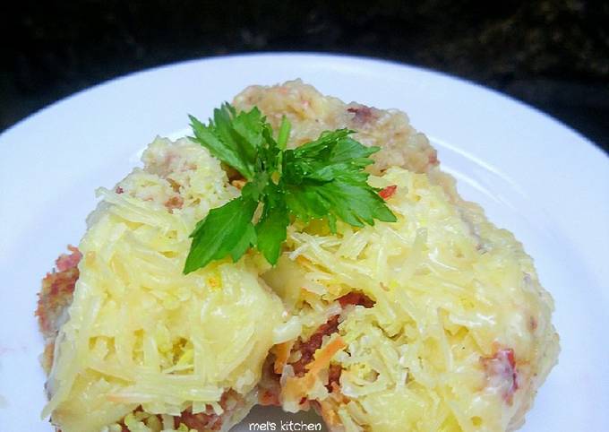 Resep Baked Mashed Potatoes/Kentang Tumbuk Panggang oleh mel's kitchen ...