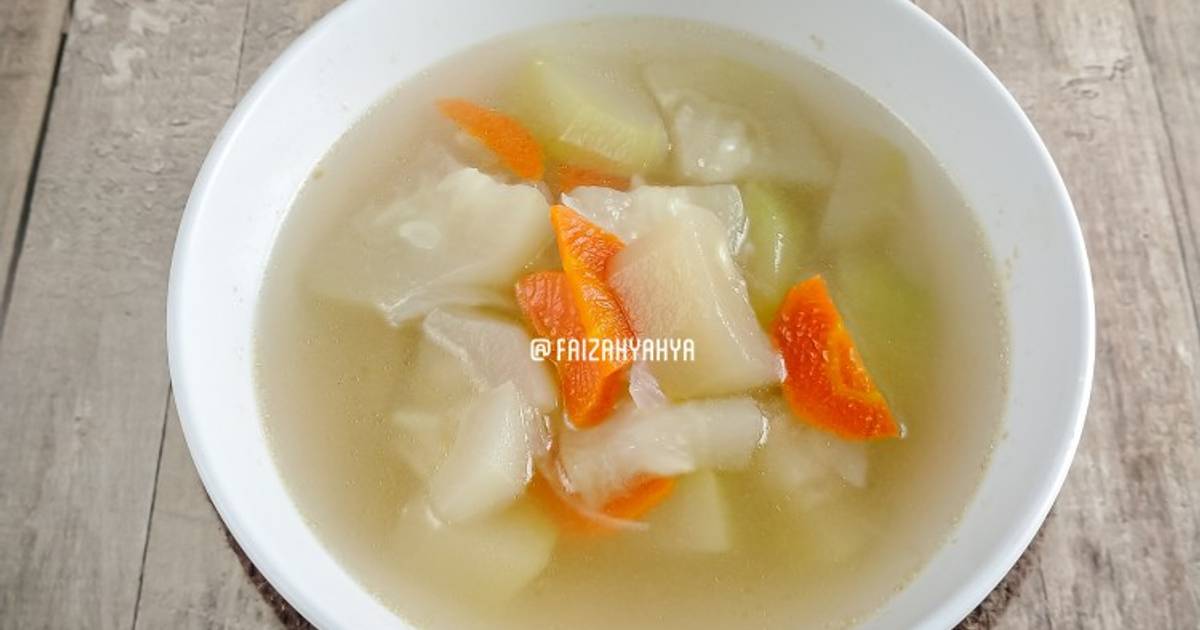 Resipi Sup labu air oleh Faizah Yahya(Mrs Peija) - Cookpad