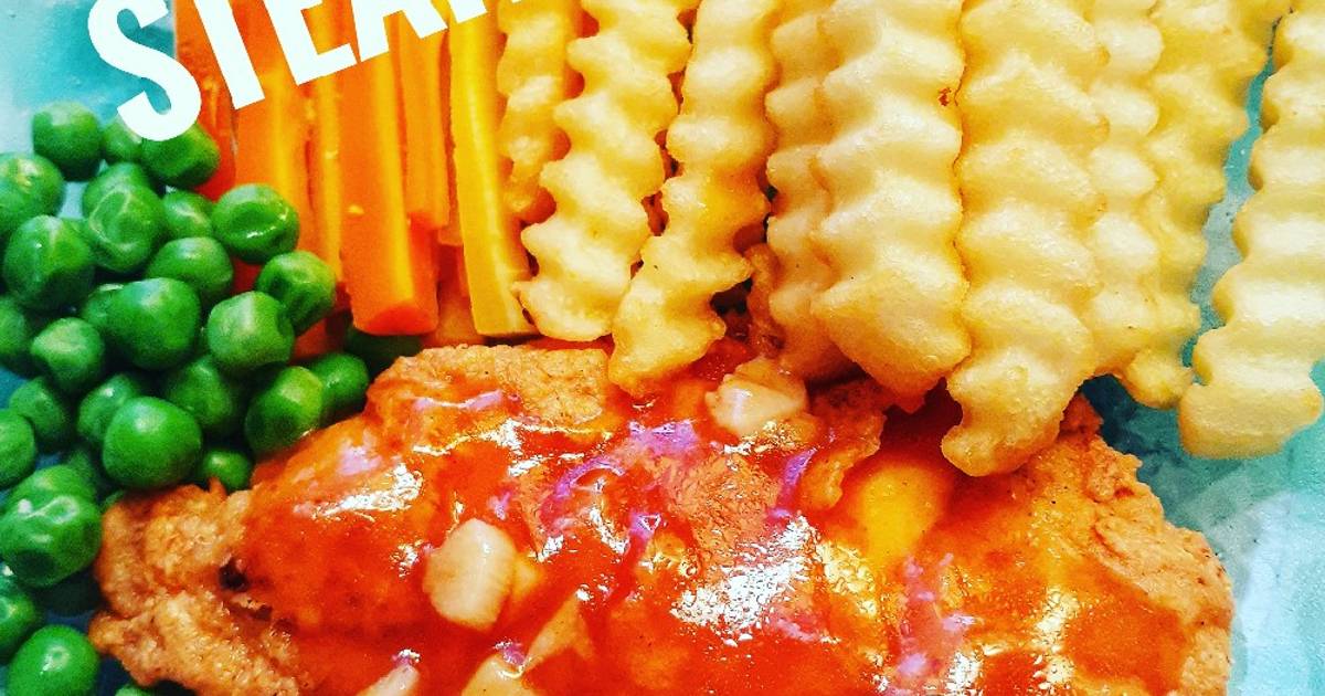 Resep Chicken Crispy Steak oleh Shella Septiana Harti - Cookpad