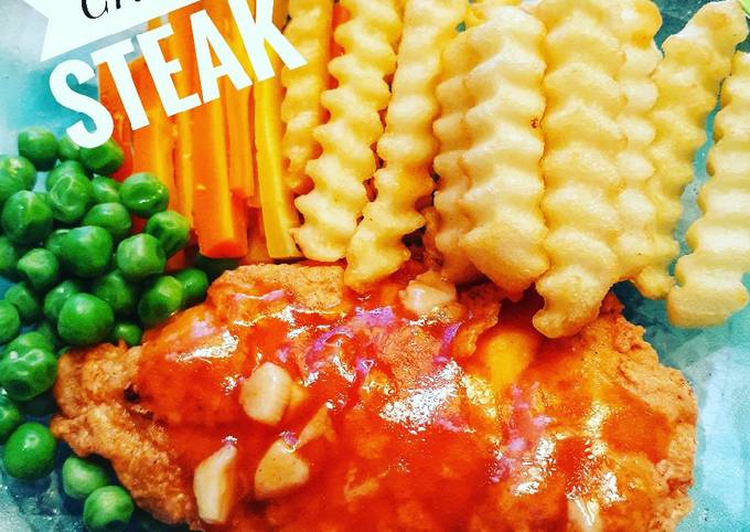 Resep Chicken Crispy Steak oleh Shella Septiana Harti - Cookpad