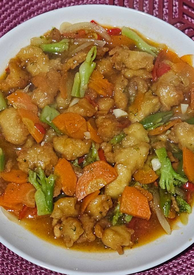 Resep Ayam Koloke Saus Madu Lemon oleh mputri - Cookpad