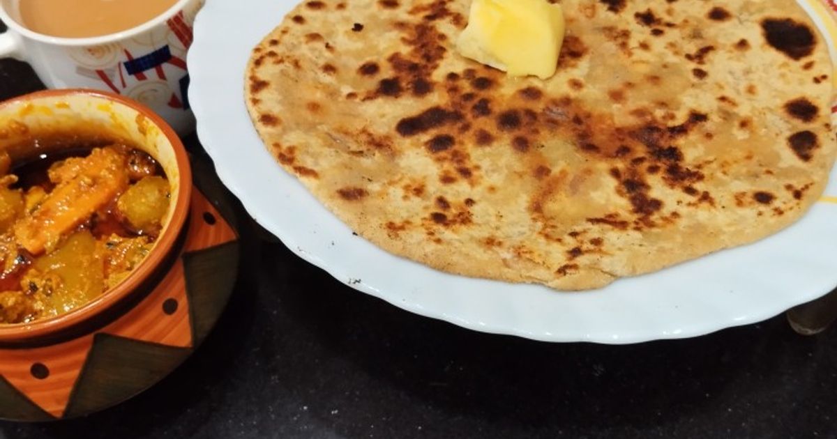 Paneer Pyaz Paratha Recipe by Aruna Thapar - Cookpad