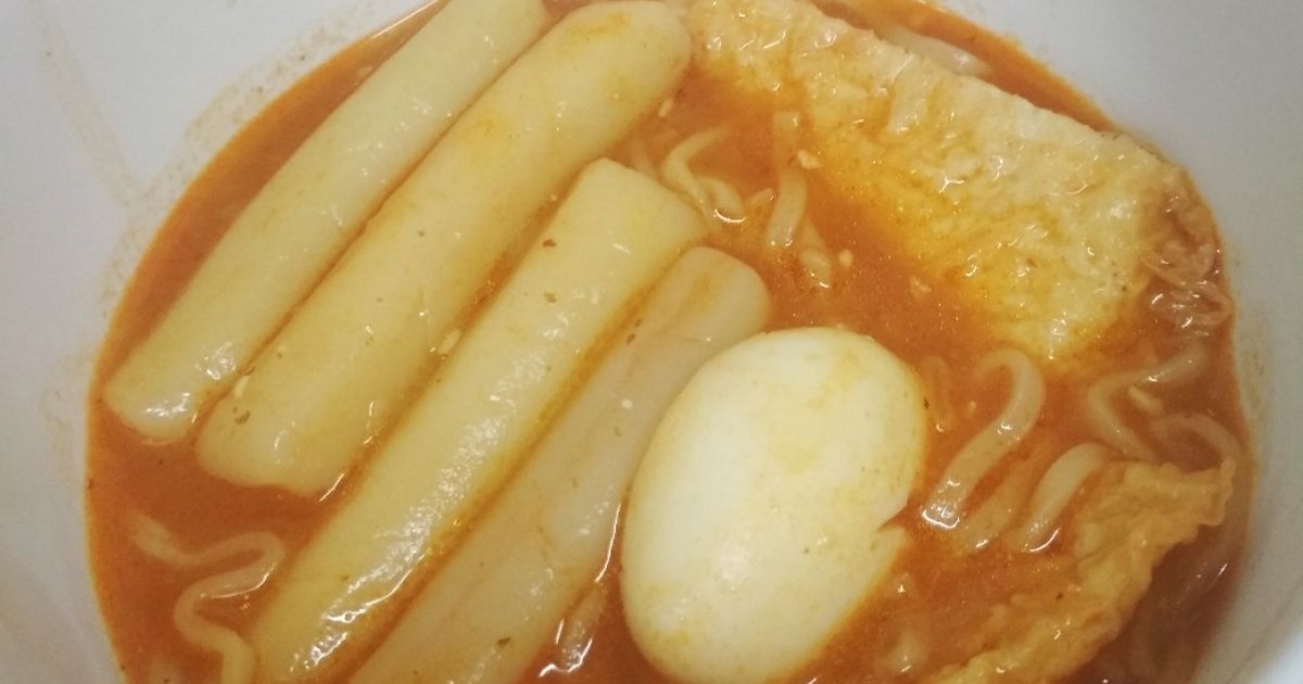 Resep Gukmul Milgaru Rabokki (Tteokbokki & Ramyeon Kuah) oleh Elia S ...