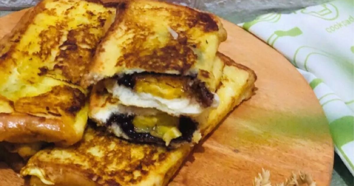 Resep French Toast Pisang Mas Coklat Keju oleh Yoes - Cookpad