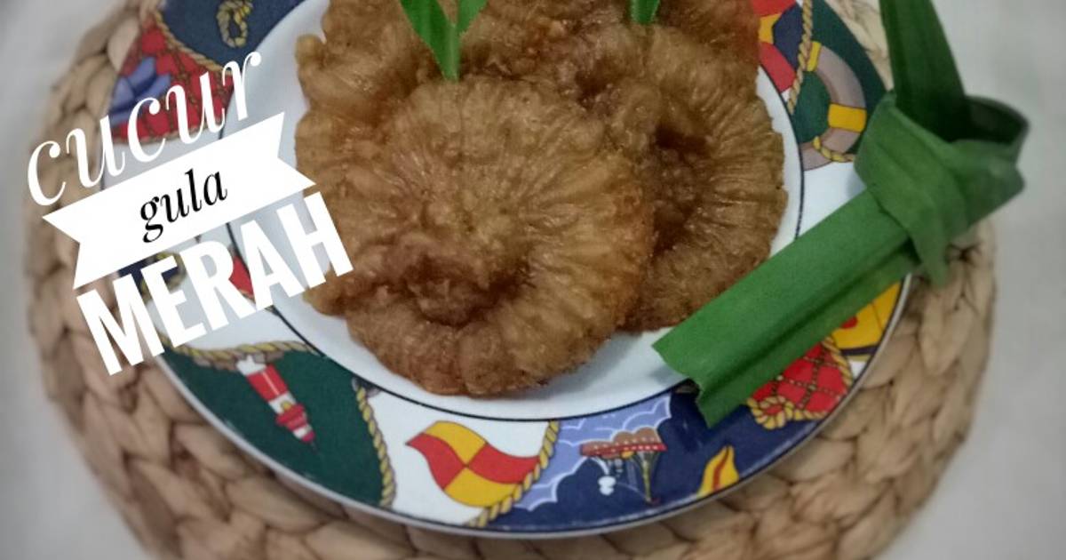 Resep 82.Kue cucur gula merah bersarang&anti gagal oleh Selvia ...
