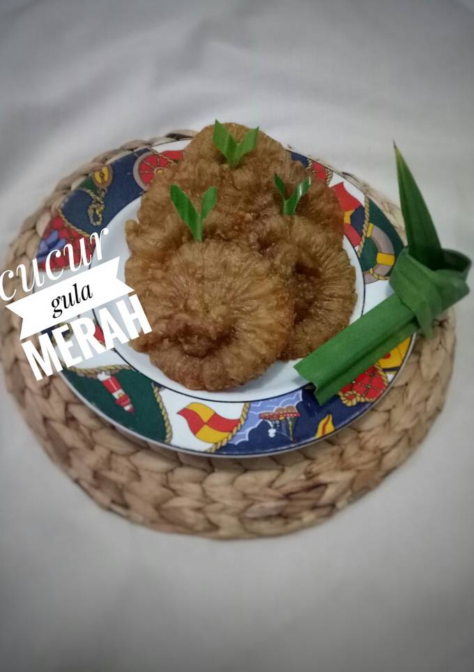 Resep 82.Kue cucur gula merah bersarang&anti gagal oleh Selvia ...