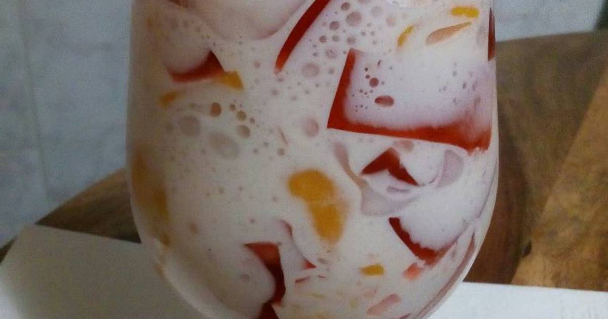 Gelatina con crema - 4,715 recetas caseras- Cookpad