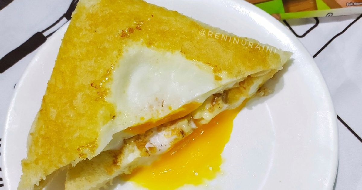 Resep Roti Tawar Isi Telur Dan Keju oleh Reni Nuraini - Cookpad
