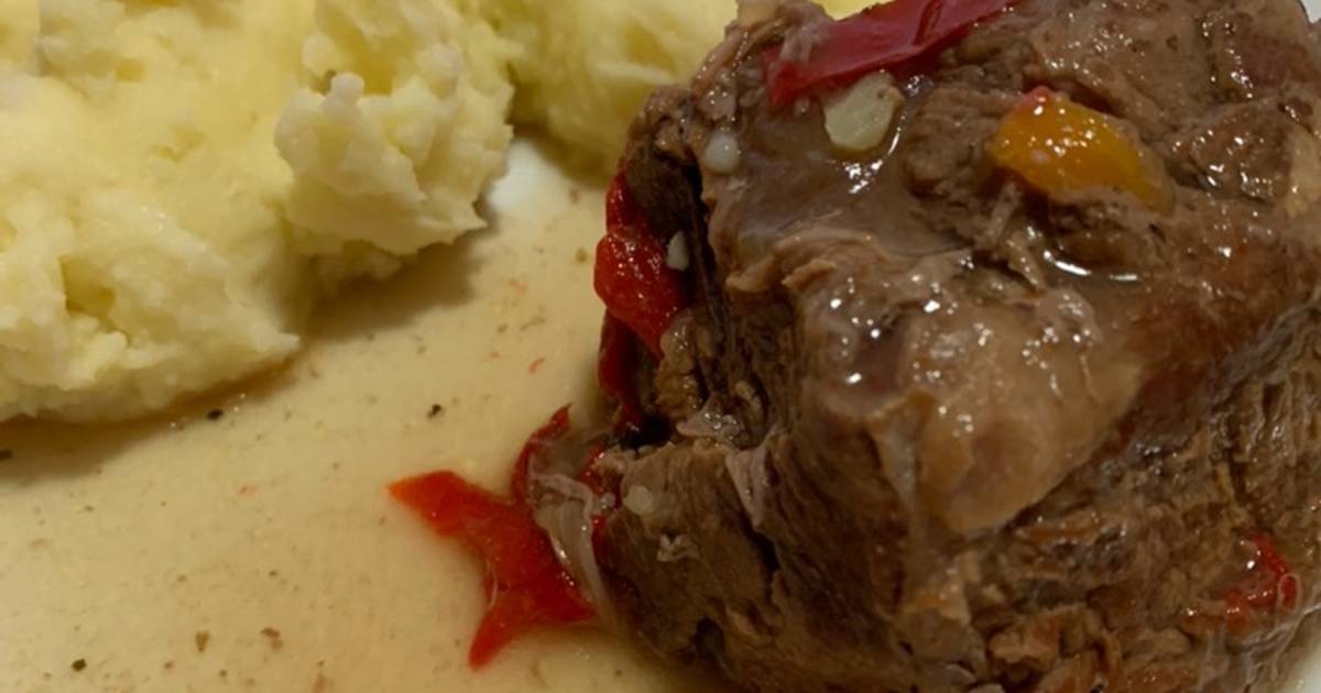 Carne mechada con puré ♥️🍴 Receta de Valeria Arias- Cookpad