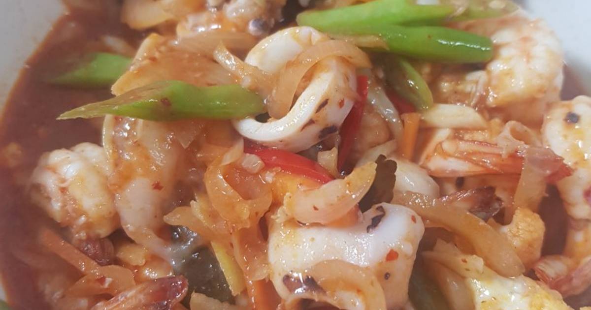 Resipi Paprik Seafood oleh Fadhilah Hanani - Cookpad