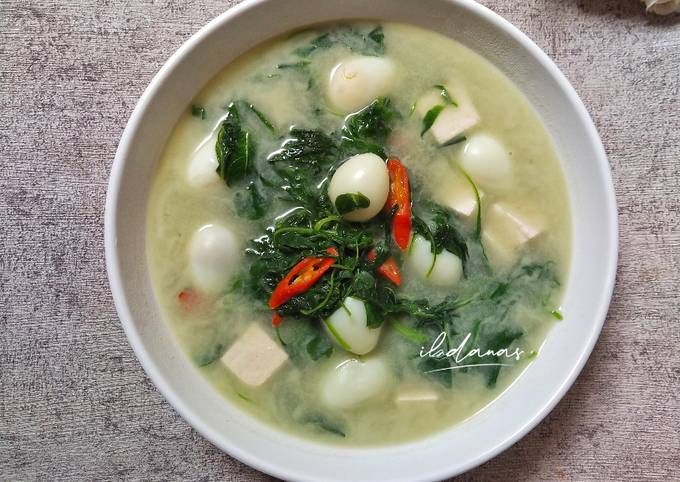 Resep Bobor Bayam Segar Mudah Cepat oleh ihdanas - Cookpad