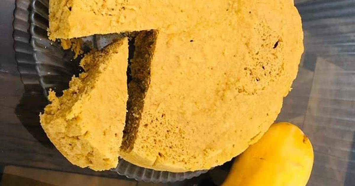 Mango Sponge Cake Recipe by Niha Ch👩‍🍳 - Cookpad
