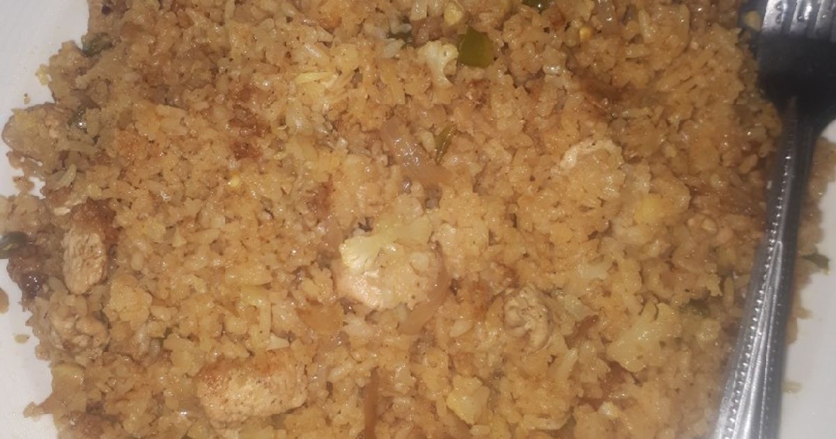Shinkafar Cauli Fulawa Me Kaza Recipe by Smart Culinary - Cookpad