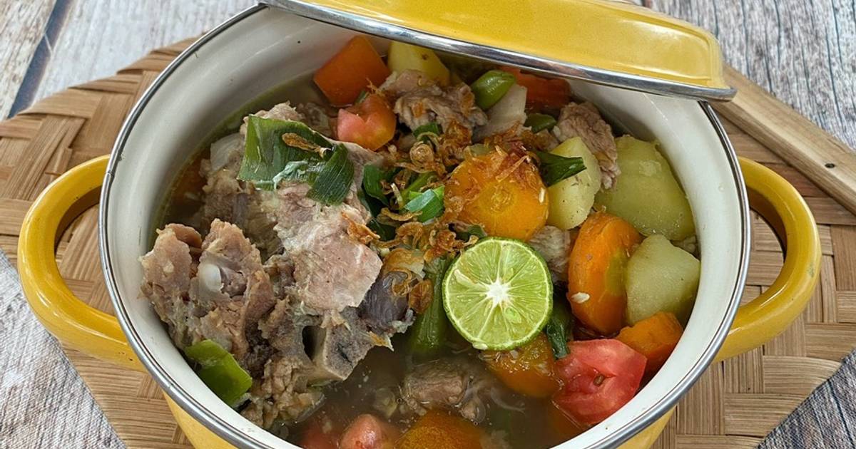Resep sop daging enak, gurih & mudah: Sajian bergizi!