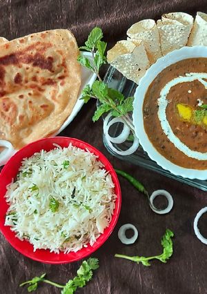 Palak Sheth દ્વારા રેસીપી દાલ મખની અને જીરા રાઇસ (Dal Makhni And Jeera ...