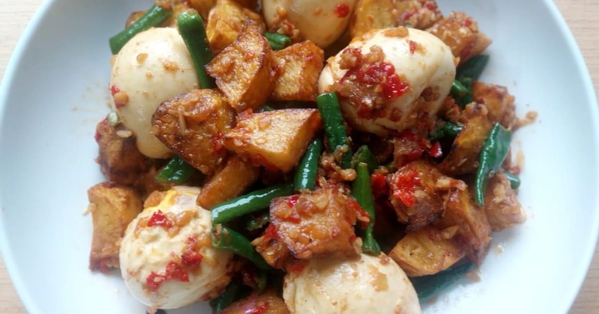 Resep Balado Telur Simple oleh Ria Mamanya Tata - Cookpad
