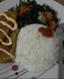 Resep nasi rames lezat mudah lengkap dengan lauknya