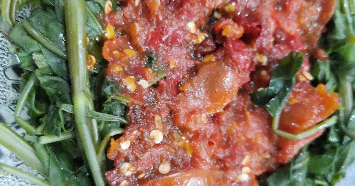 Resep Plecing Kangkung Khas Lombok oleh Satrio Pinandito - Cookpad