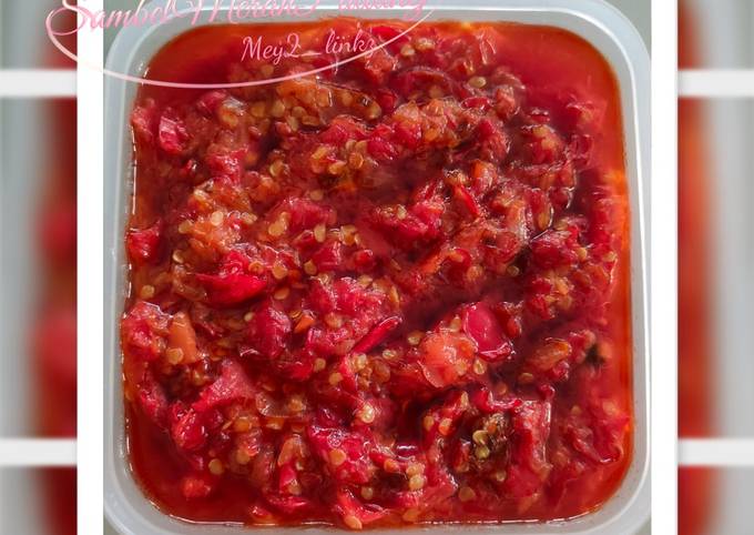 Resep Sambal Merah Padang oleh Mey2_Linkz - Cookpad