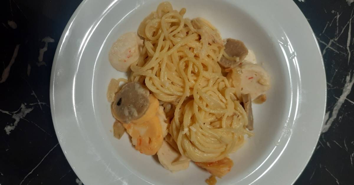 109 resep spaghetti carbonara baso enak dan mudah - Cookpad