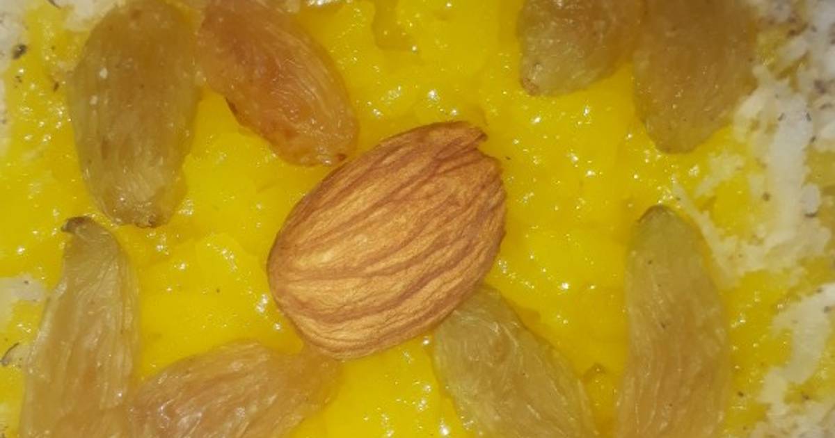 Yellow sweet rice Recipe by Neha Gera - Cookpad