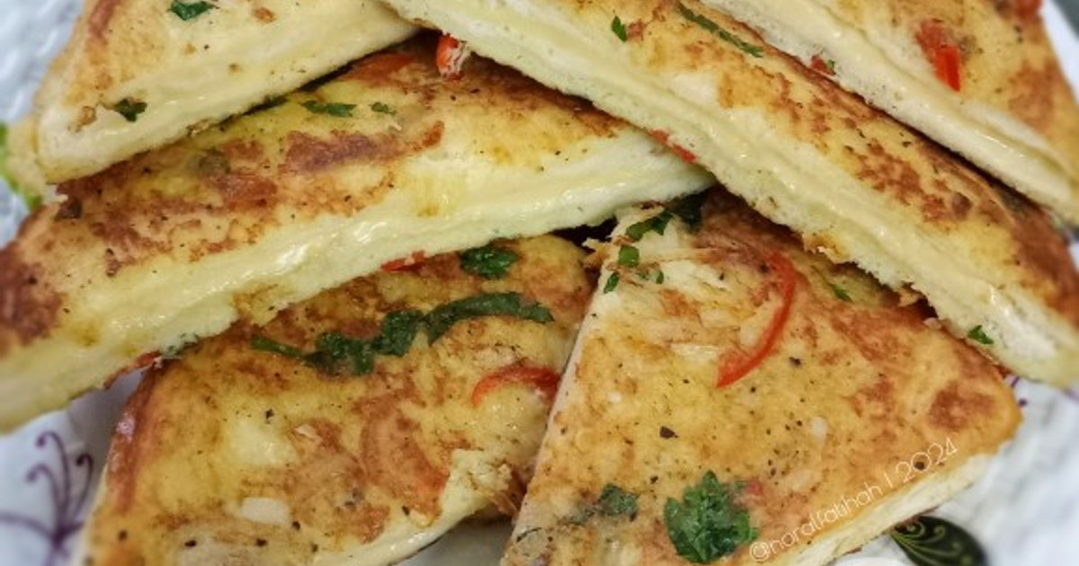 Resipi Roti Cheese Bersalut Telur oleh Nor Al Fatihah - Cookpad
